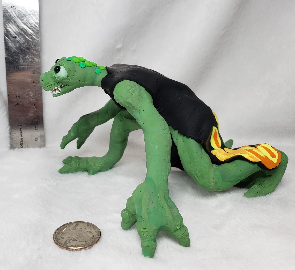 Volcane Salamander Reptile Creature Monster Fairie Meridian Wanderings ...