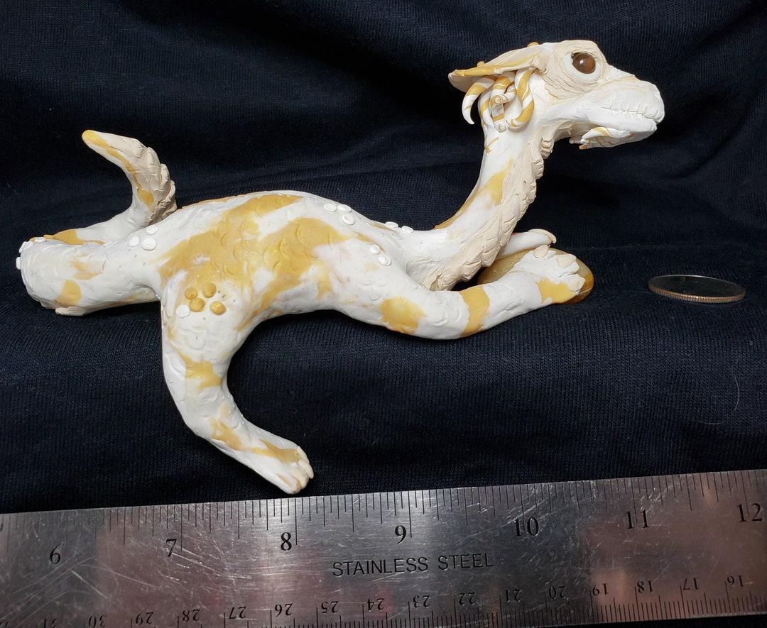 White & Gold Dragonling Dragonkin Dragon Fairie Meridian Wanderings ...