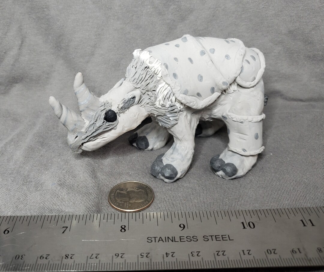 Mycermon Rhino Rhinoceros Woolly Rhino Monster Creature Meridian ...