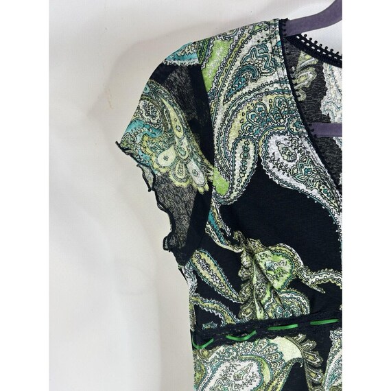 Y2K Self Esteem Paisley Baby Doll Shark Bite Handkerc… - Gem