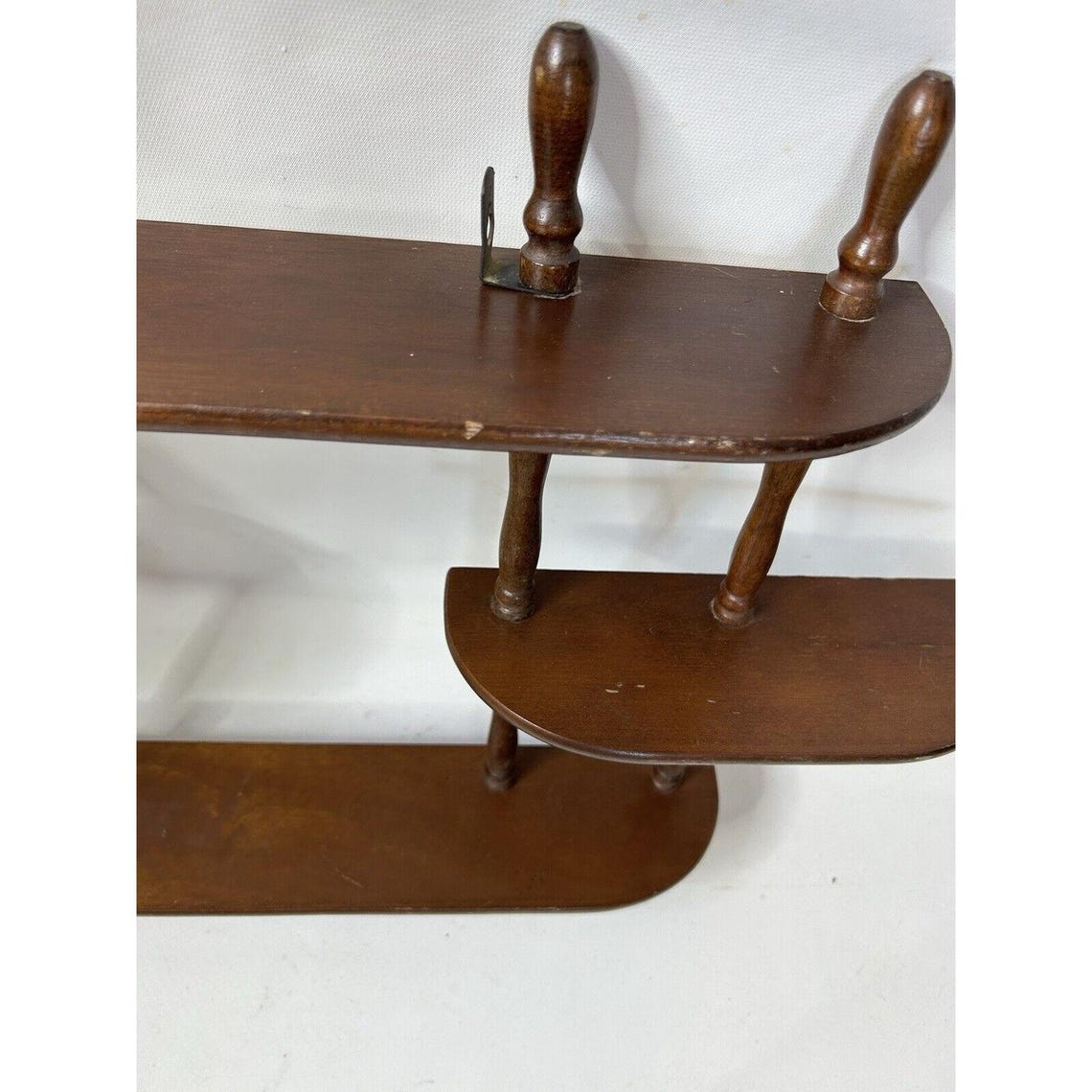 70s MCM Mid Century Modern Jacobean Spindle Tiered Wall Decorative ...