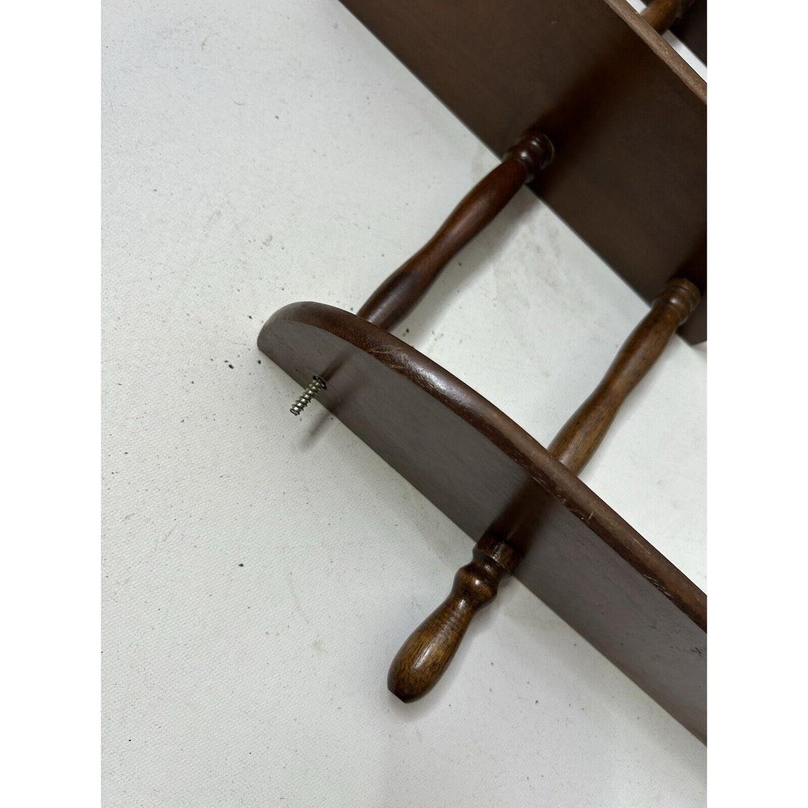 70s MCM Mid Century Modern Jacobean Spindle Tiered Wall Decorative ...