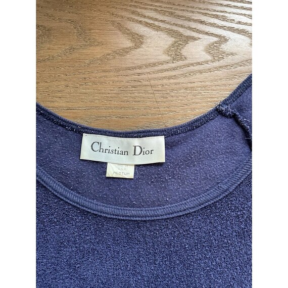 80s Christian Dior Terry Cloth Nightgown Swim Cover U… - Gem