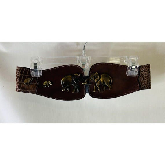 Vintage belt womens brass - Gem