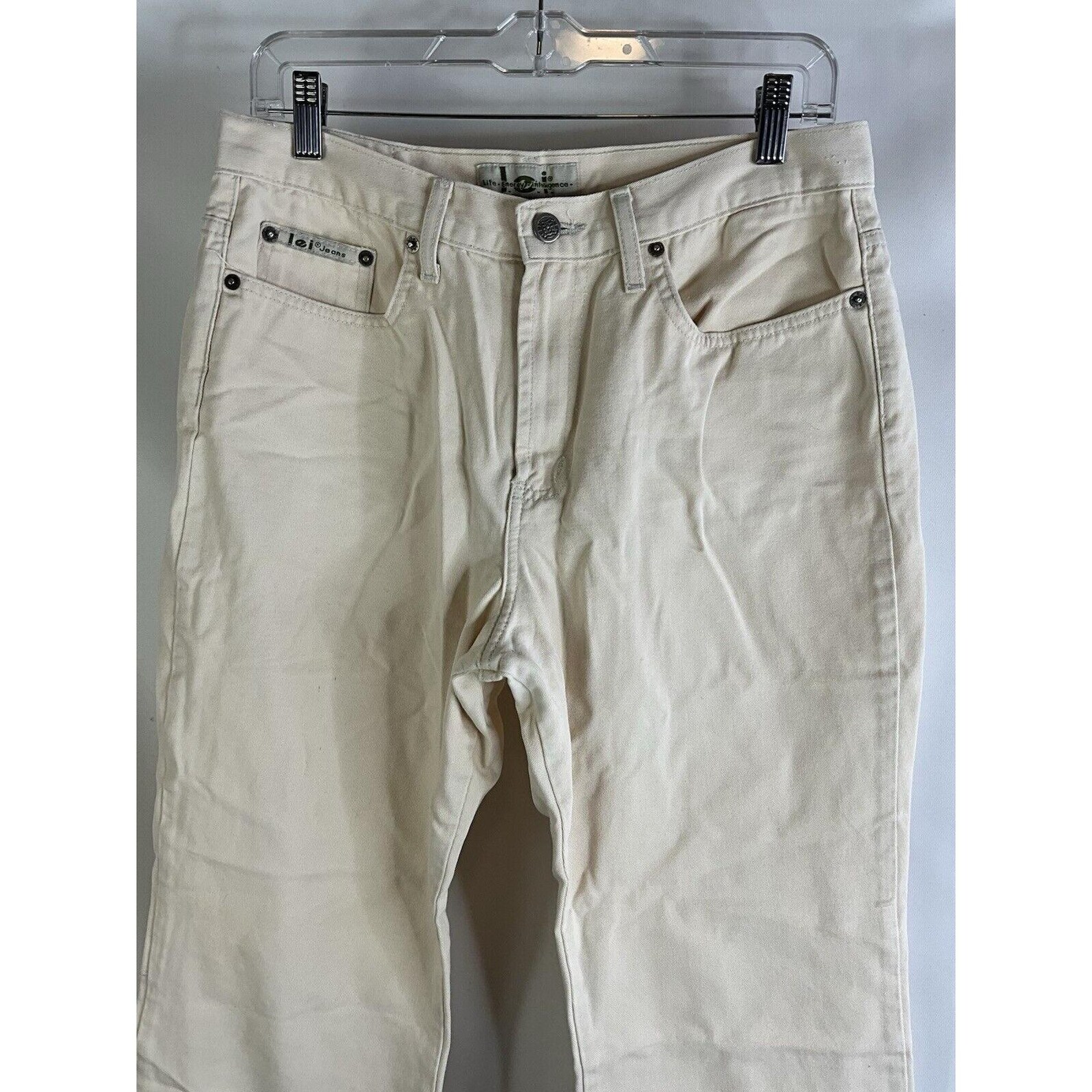 Y2K L.E.I Juniors 13 Spell Out Baggy Wide Leg Khaki Pants Grunge, LEI ...