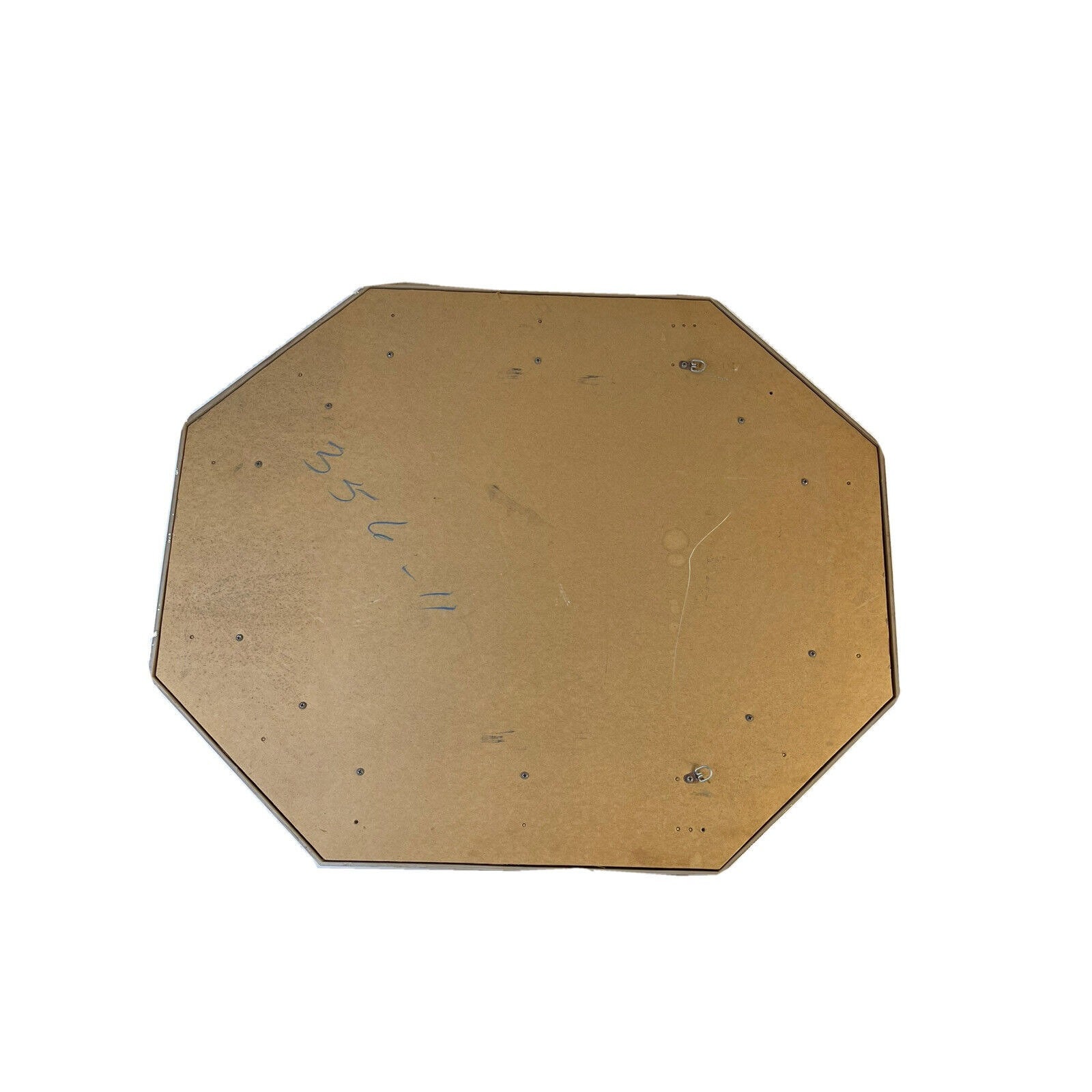 1970s Ornate Gold Metallic Floral Hexagon Decorative Wall Mirror ...