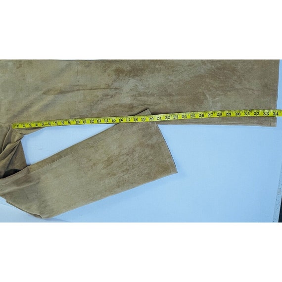 NOS 90s Womens 6 Pig Skin Suede Leather High Rise Wes… - Gem