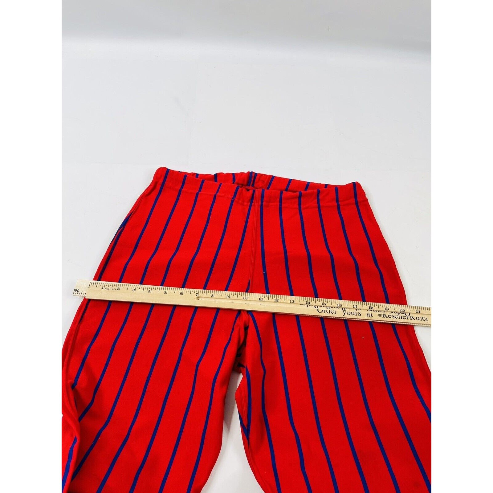 70s Sand Knit Mens 32 Color Block Striped Knit Basketball Warm up Pants Red, Vintage Sand Knit ...