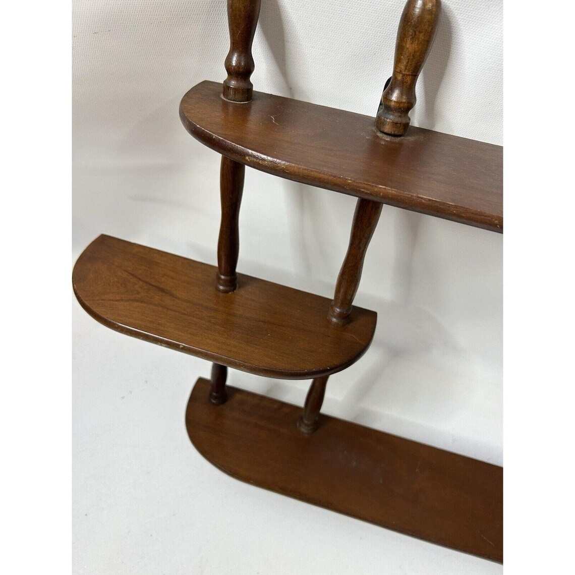 70s MCM Mid Century Modern Jacobean Spindle Tiered Wall Decorative ...