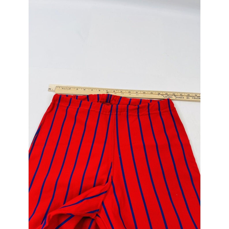 70s Sand Knit Mens 32 Color Block Striped Knit Basketball Warm up Pants Red, Vintage Sand Knit ...