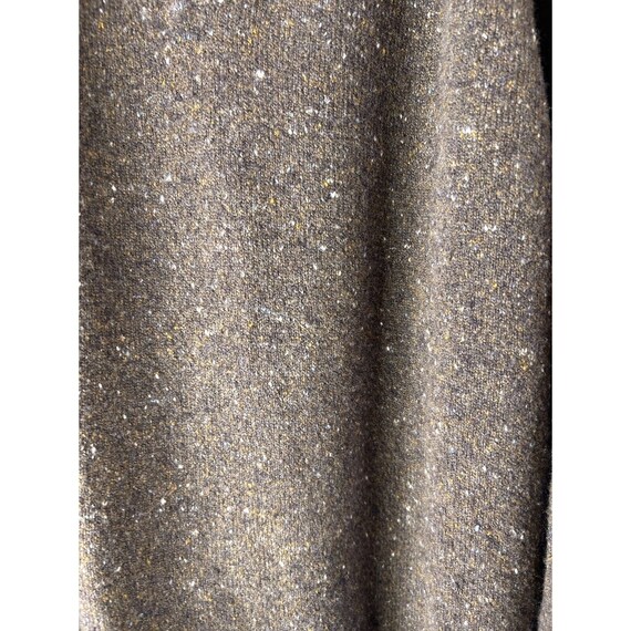 90s Mens Medium Merino Wool Cashmere Speckled Knit 1/… - Gem