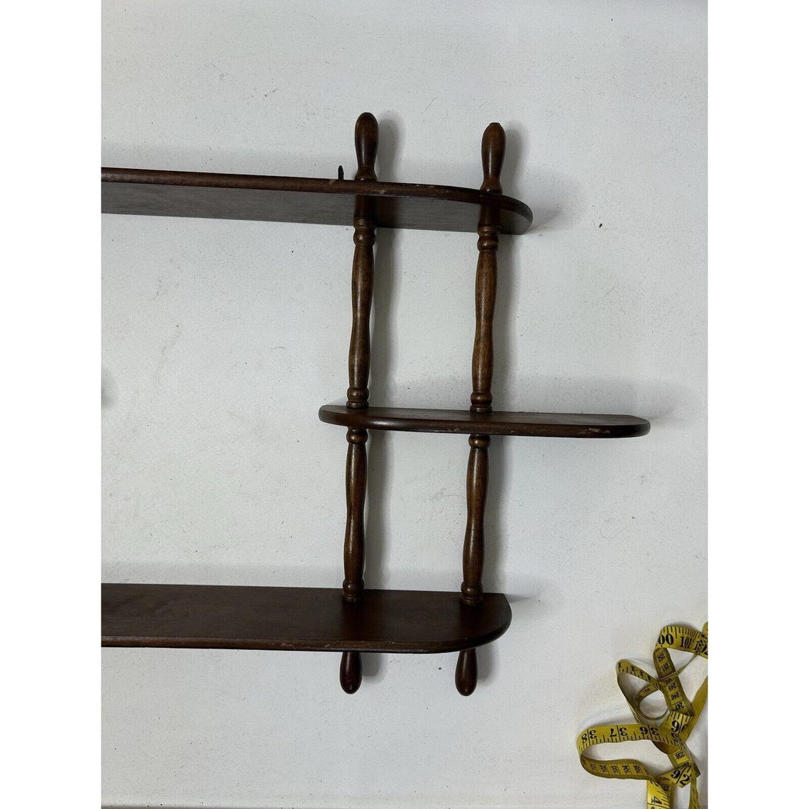 70s MCM Mid Century Modern Jacobean Spindle Tiered Wall Decorative ...