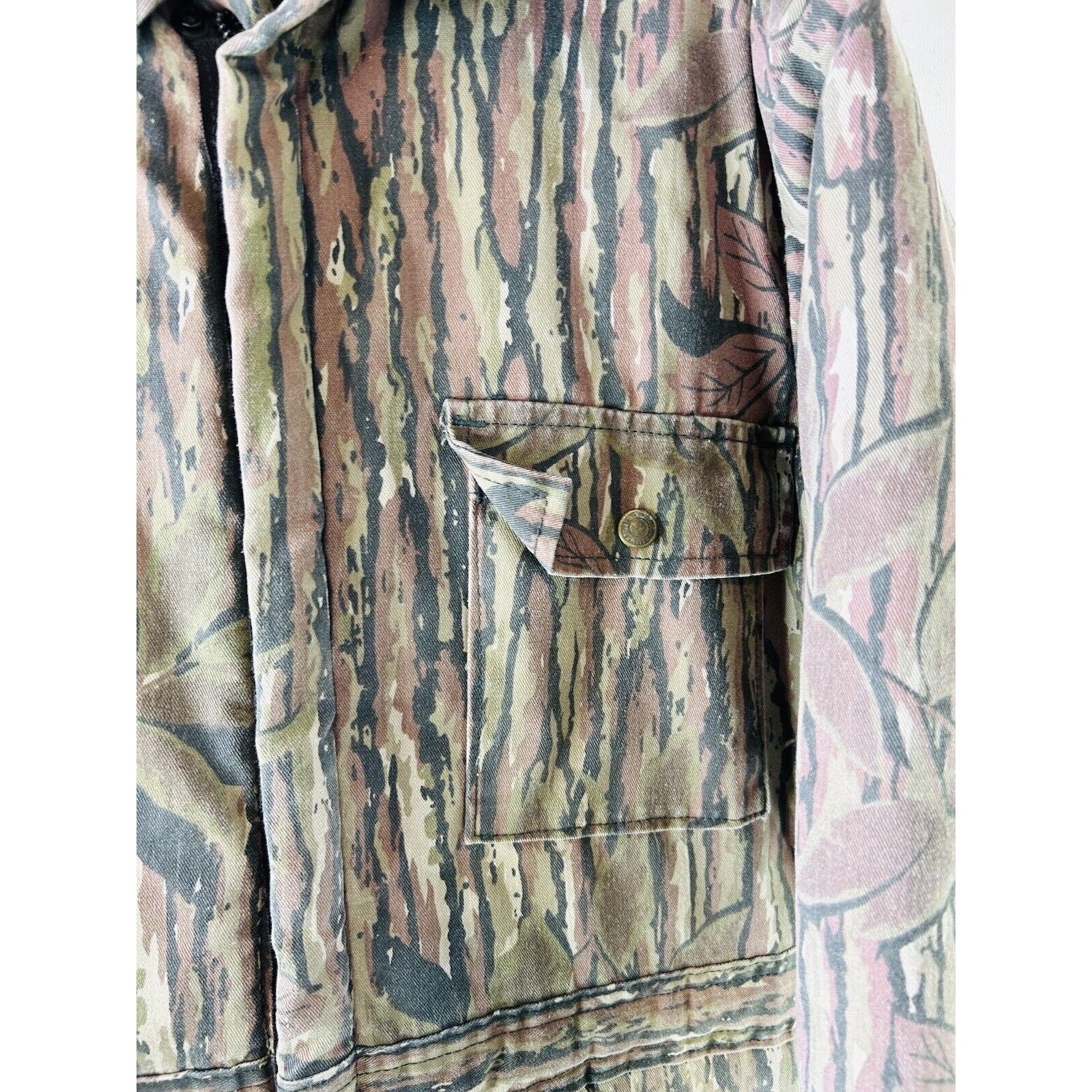 90s Mens Small Faded Camo Camouflage Insulated Distressed Coveralls USA ...