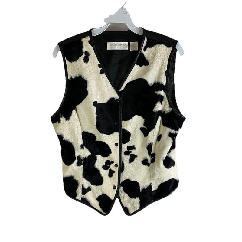 Cow Print Vests - Etsy