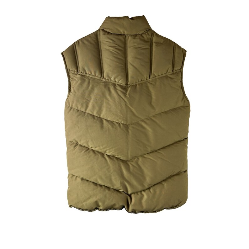 70s Bill Blass Mens Small Down Fill Full Zip Puffer Vest Jacket, Mens ...