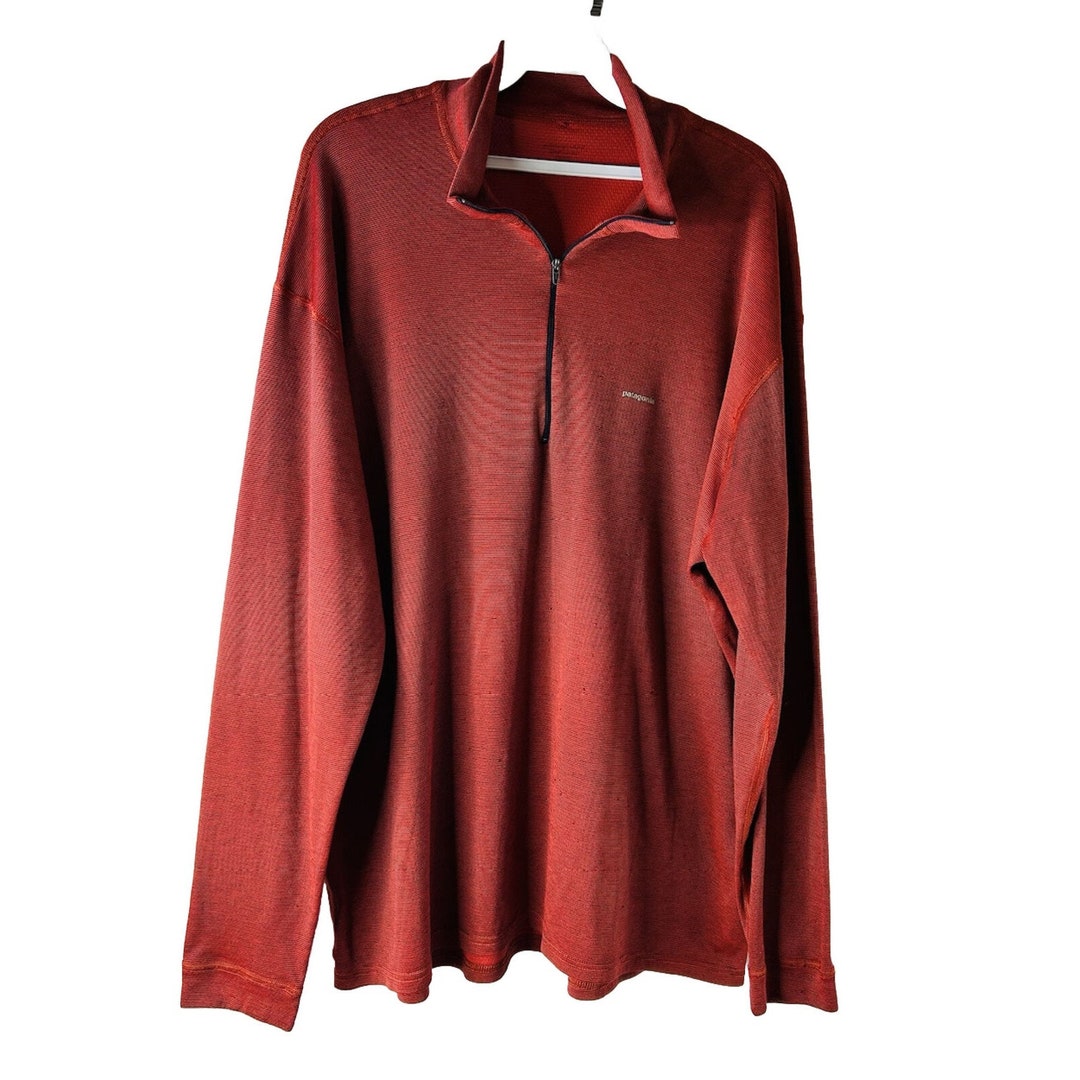 90s Patagonia Mens XL Capilene Base Layer Pullover 1/2 Zip Shirt USA ...