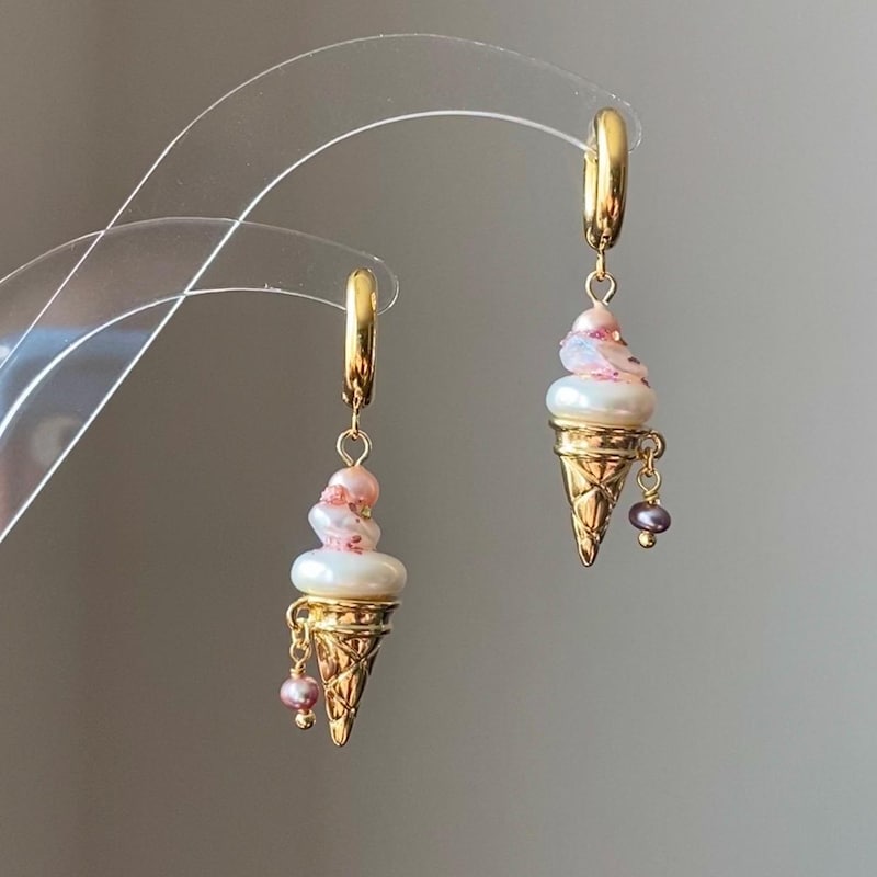 Pearls Ice Cream Cones - Etsy