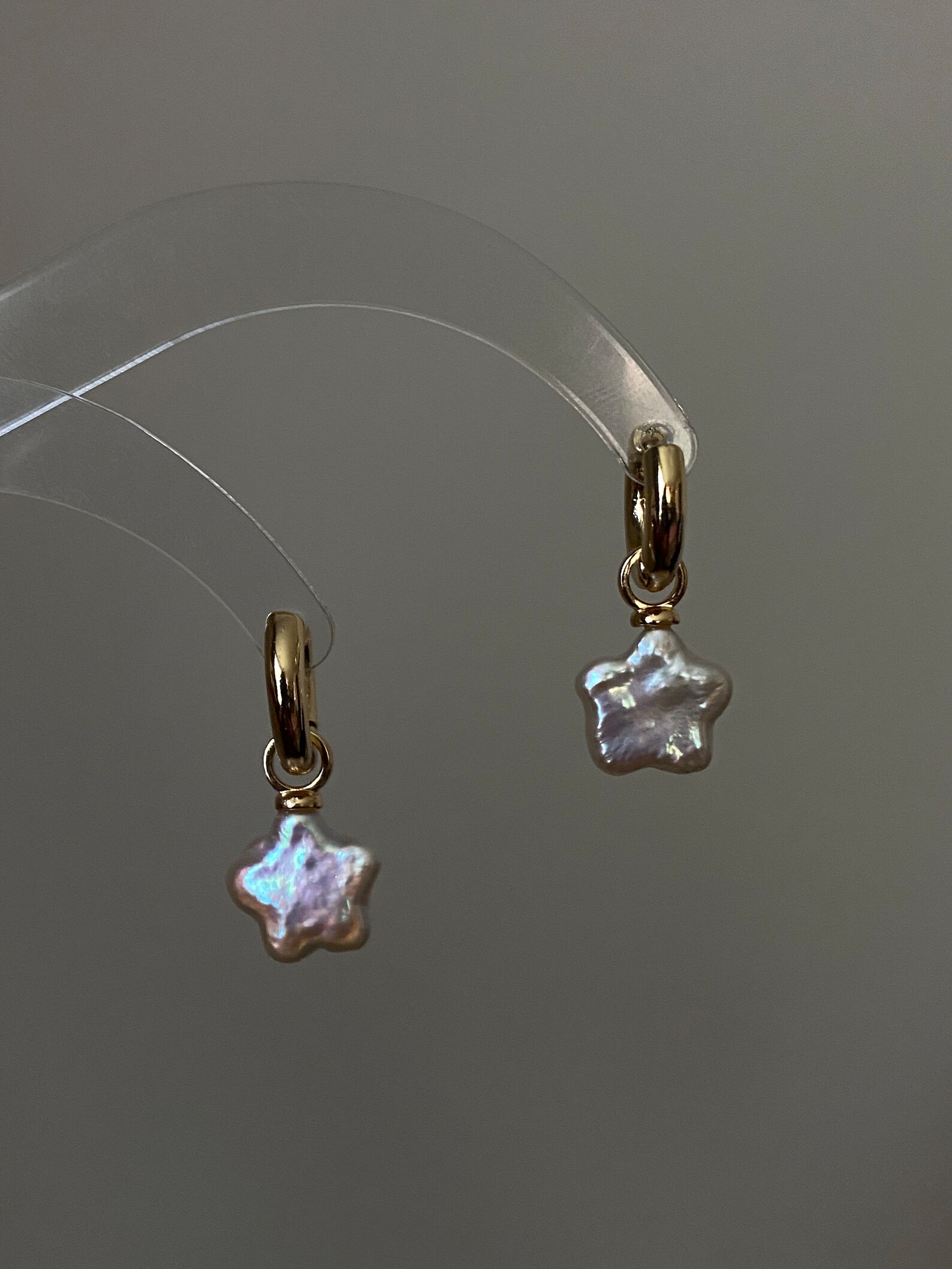 Freshwater Pearls Baroque Star Studd Dangle Earring,multiple Use ...