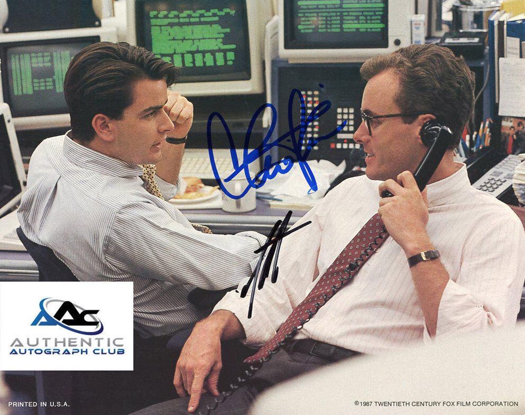 Charlie Sheen John C. Mcginley Autograph Signed 8x10 Photo Lobby Card ...