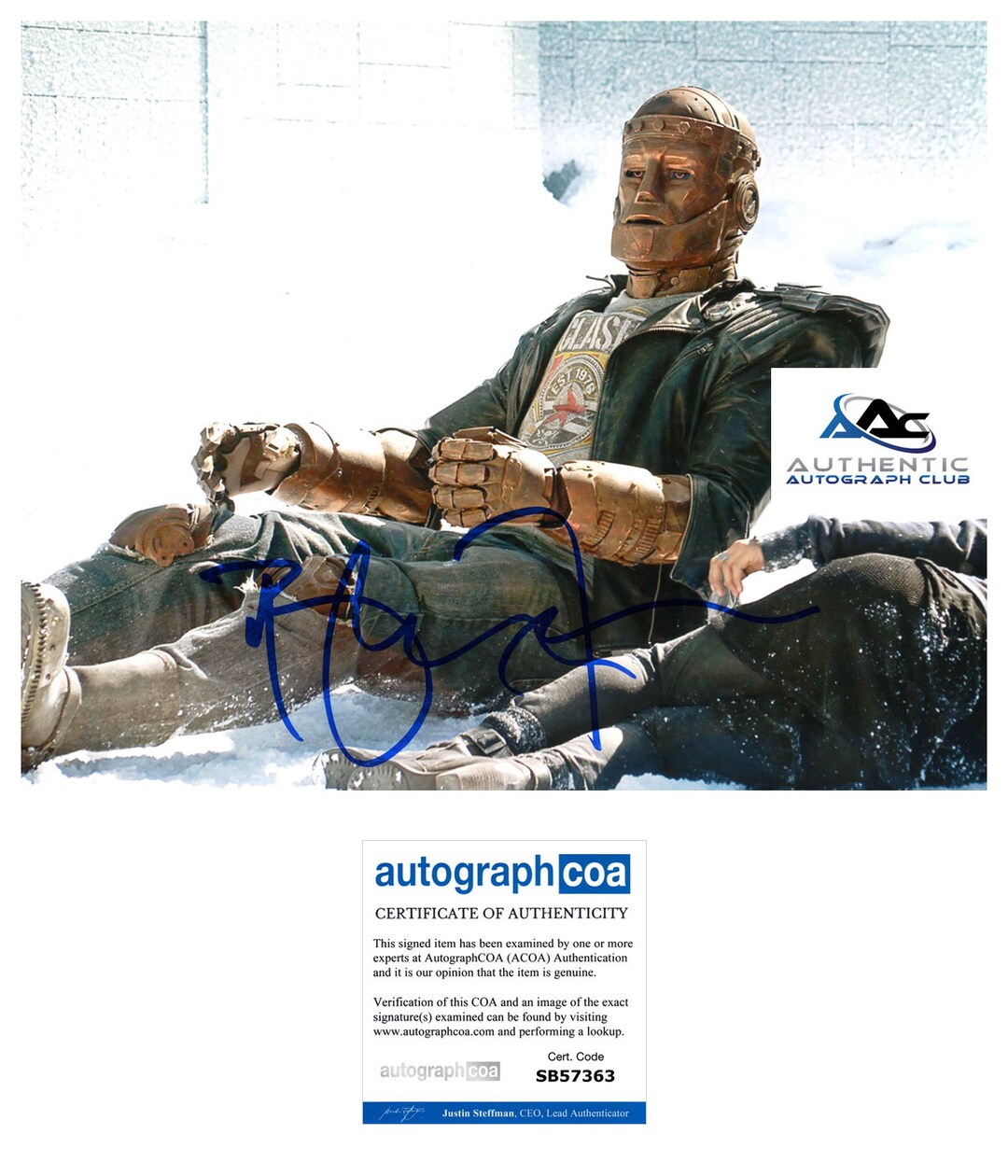 Brendan Fraser Autograph Signed 8x10 Photo Doom Patrol Acoa - Etsy