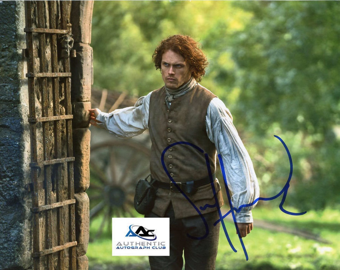 Sam Heughan Autograph Signed 8x10 Photo Outlander Coa - Etsy