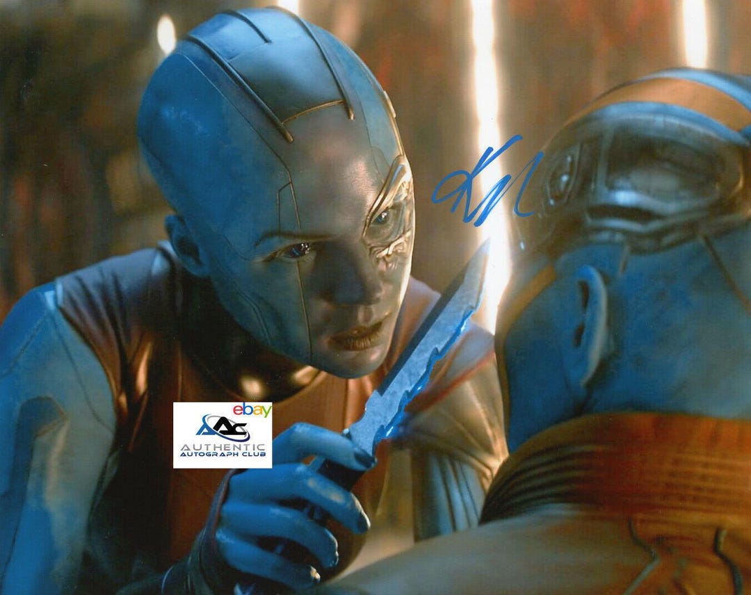 Karen Gillan Autograph Signed 8x10 Photo Nebula Avengers Endgame Gotg ...