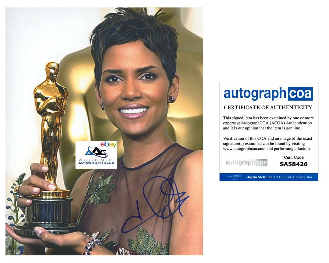Halle Berry Autograph Signed 8x10 Photo Oscar Academy Award Winner Acoa ...