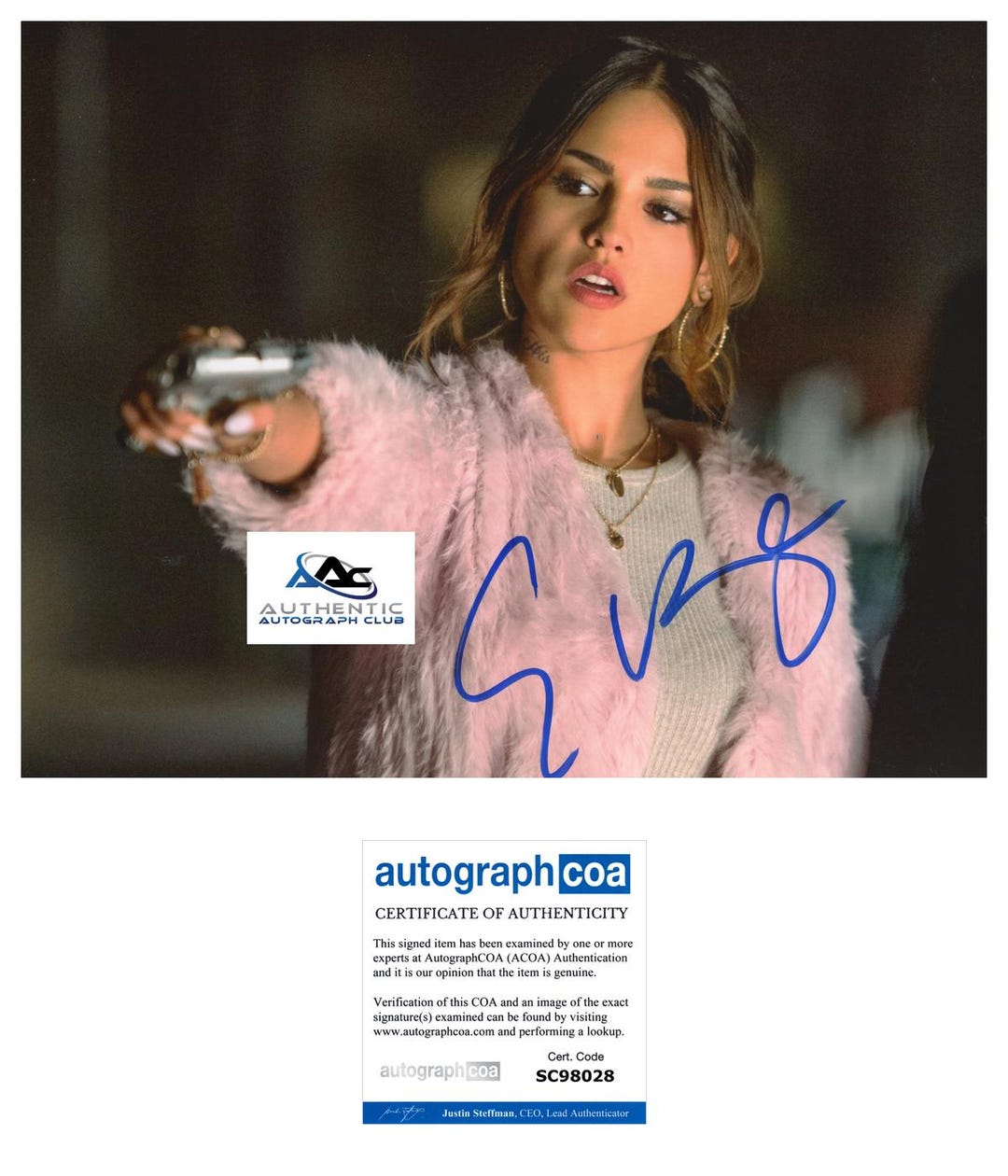 Eiza Gonzalez Autograph Signed 8x10 Photo Acoa - Etsy