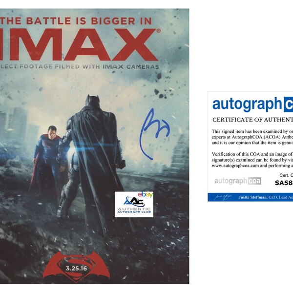 Ben Affleck Autograph - Etsy