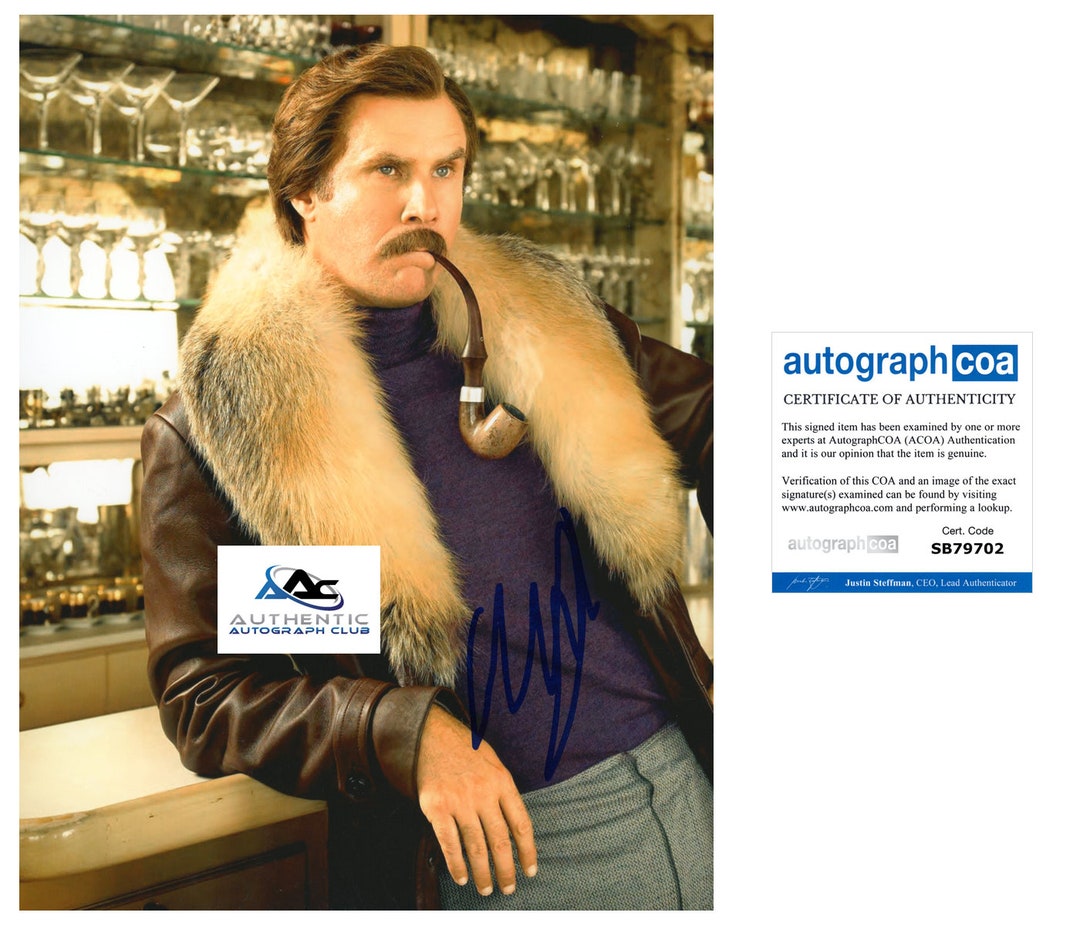 Will Ferrell Autograph Signed 8x10 Photo Elf Anchorman Acoa - Etsy