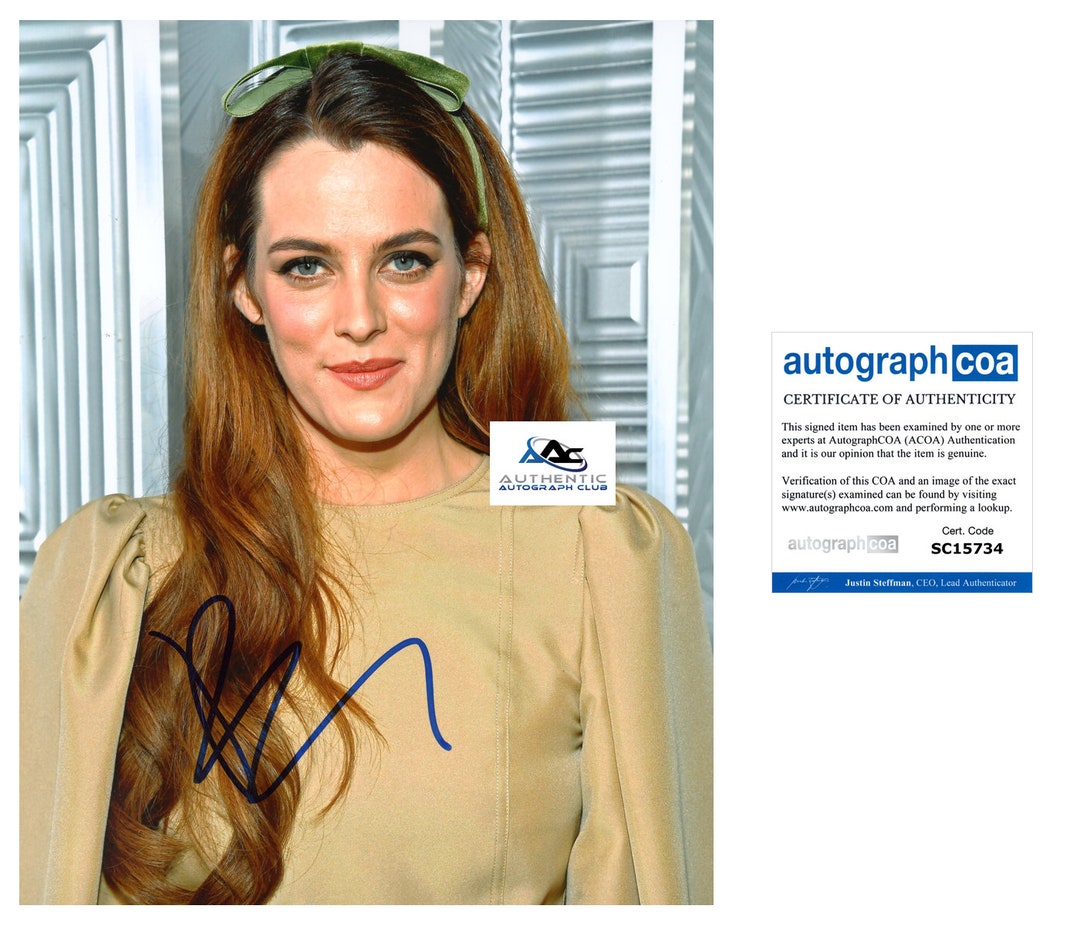 Riley Keough Autograph Signed 8x10 Photo Acoa - Etsy