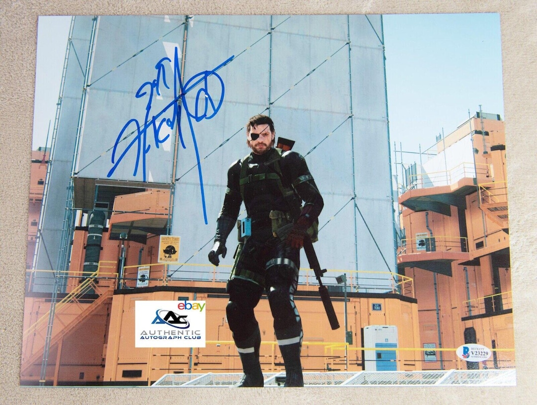 Hideo Kojima Autograph Signed 11x14 Photo Metal Gear Solid Snake ...