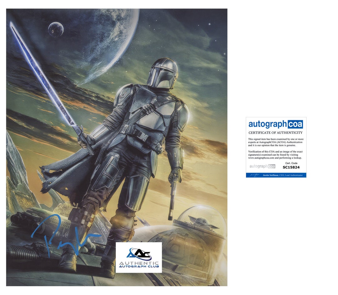 Pedro Pascal Autograph Signed 11x14 Photo Star Wars the Mandalorian ...