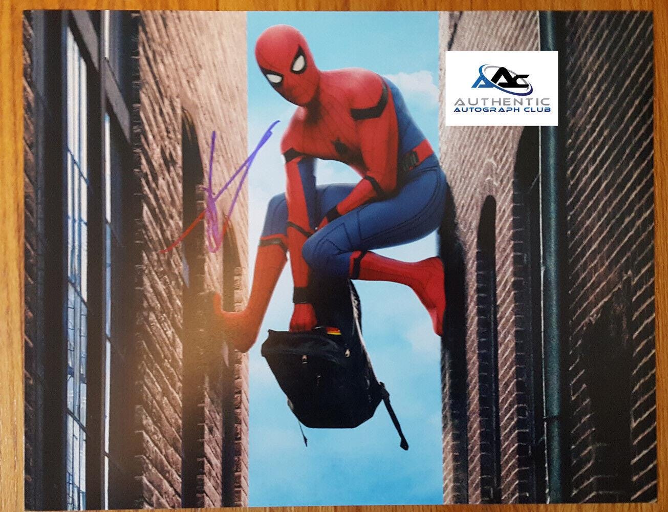 Tom Holland Autograph Signed 11x14 Photo Spiderman Coa - Etsy