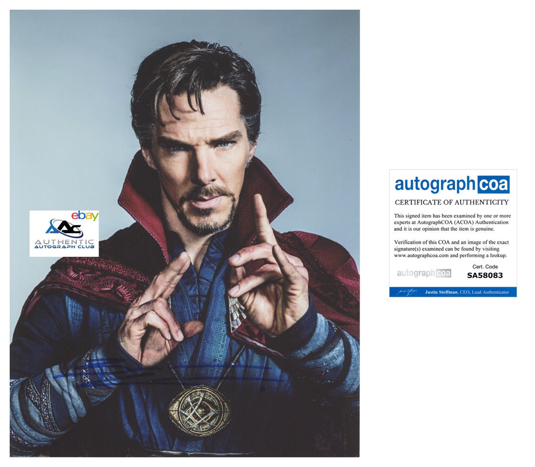 Benedict Cumberbatch Autograph Signed 11x14 Photo Dr Doctor Strange ...