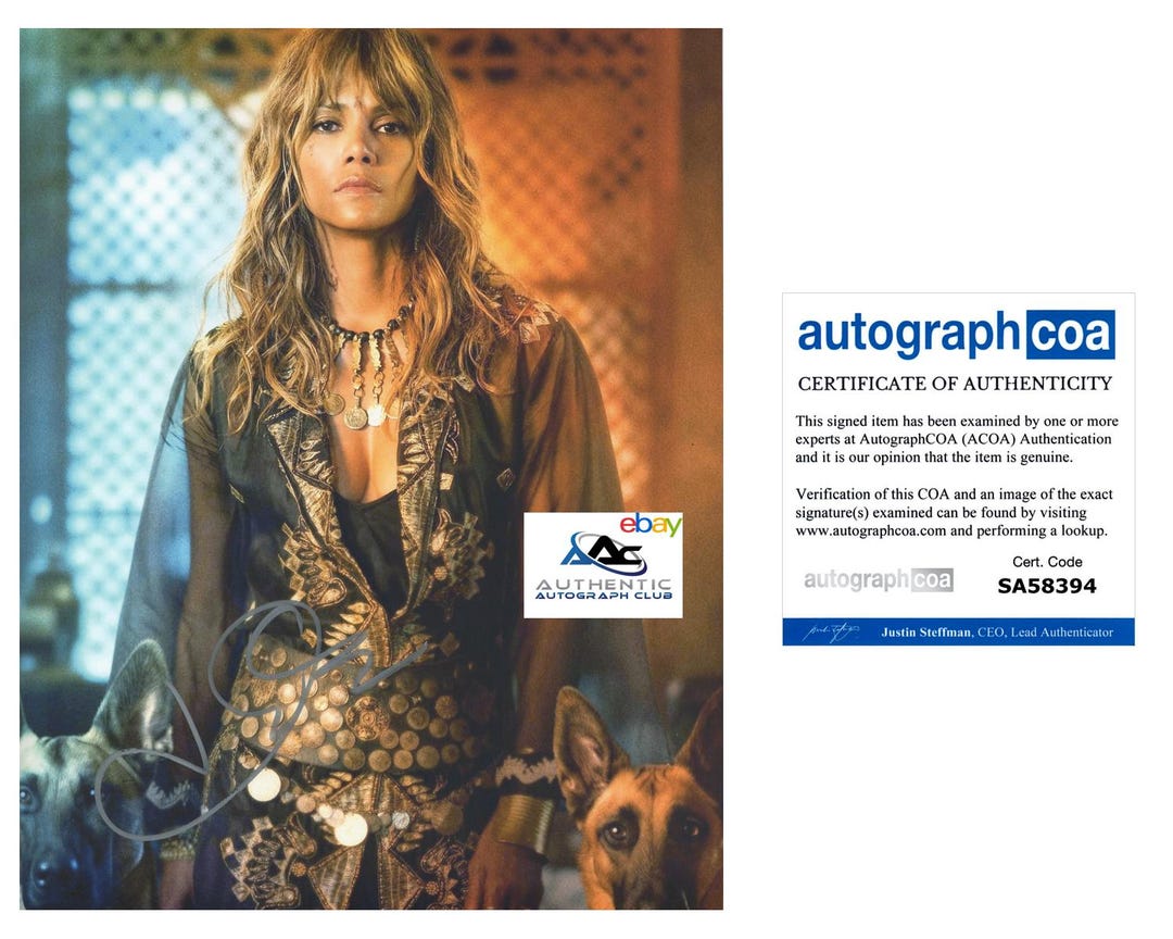 Halle Berry Autograph Signed 8x10 Photo John Wick Acoa - Etsy