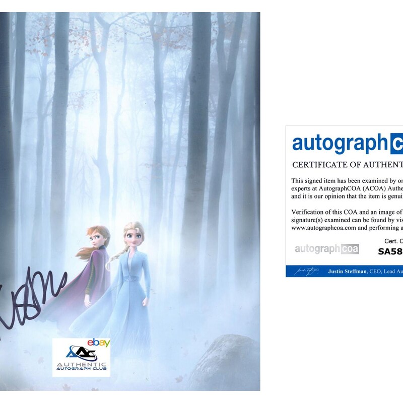 Kristen Bell Autograph - Etsy