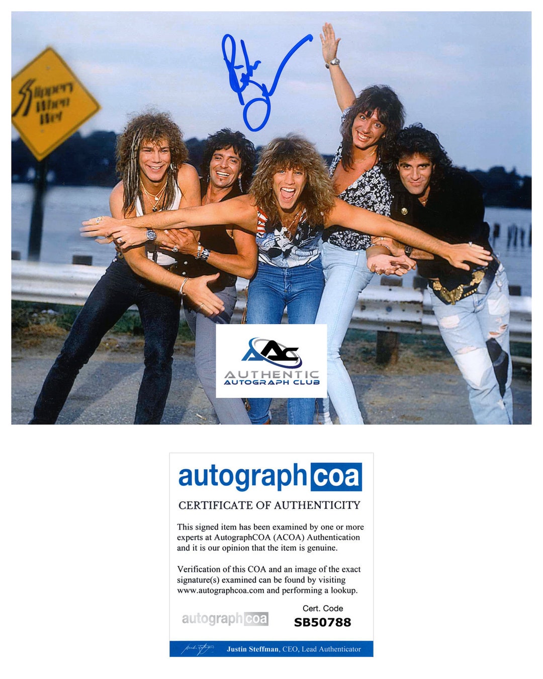 Richie Sambora Autograph Signed 8x10 Photo Bon Jovi Acoa - Etsy