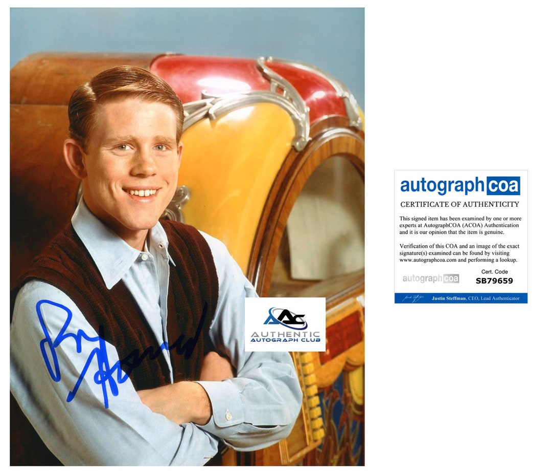 Ron Howard Autograph Signed 8x10 Photo Happy Days Acoa - Etsy