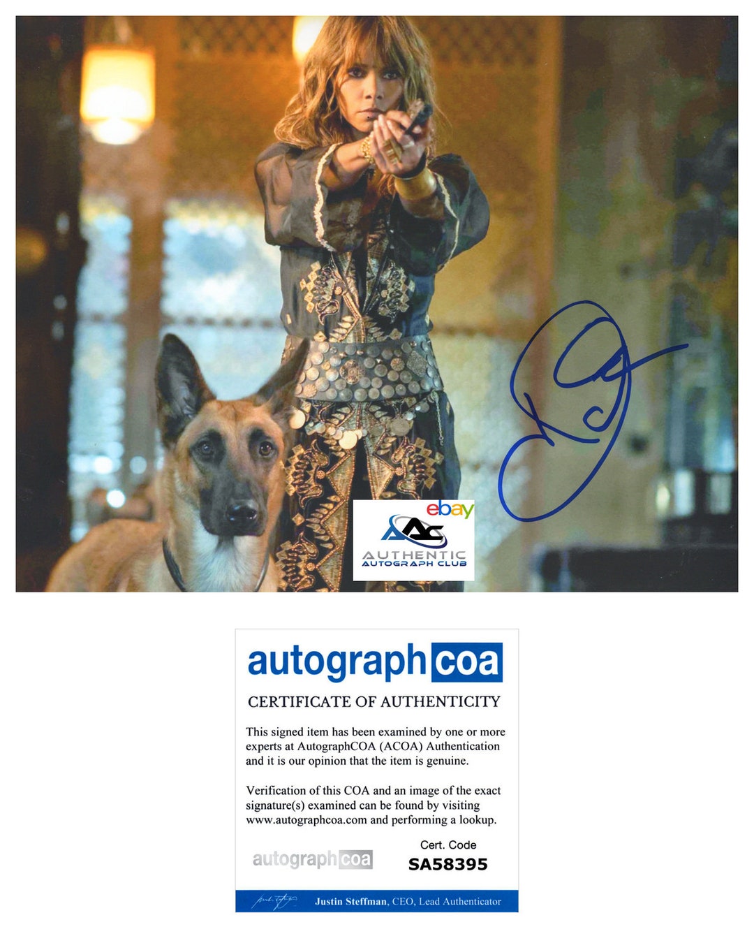 Halle Berry Autograph Signed 8x10 Photo John Wick Acoa - Etsy