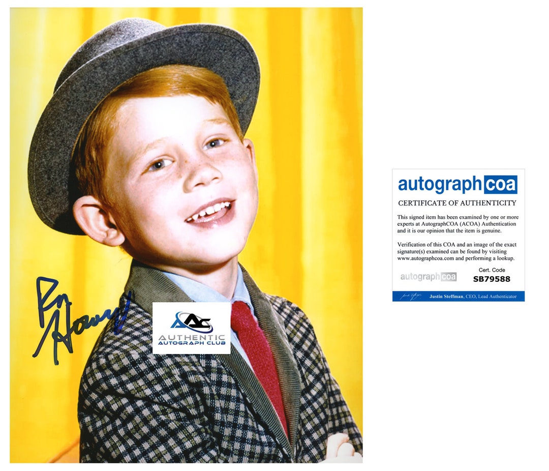 Ron Howard Autograph Signed 8x10 Photo Happy Days Acoa - Etsy