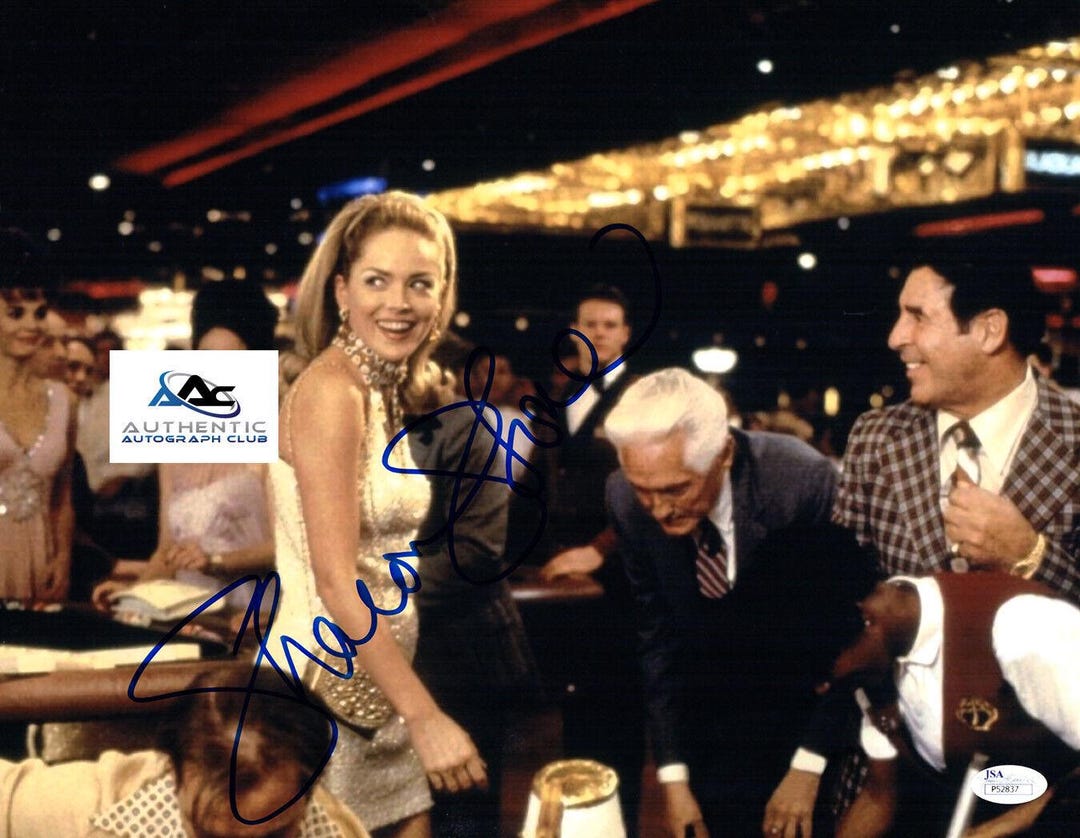 Sharon Stone Autograph Signed 11x14 Photo Casino Jsa - Etsy