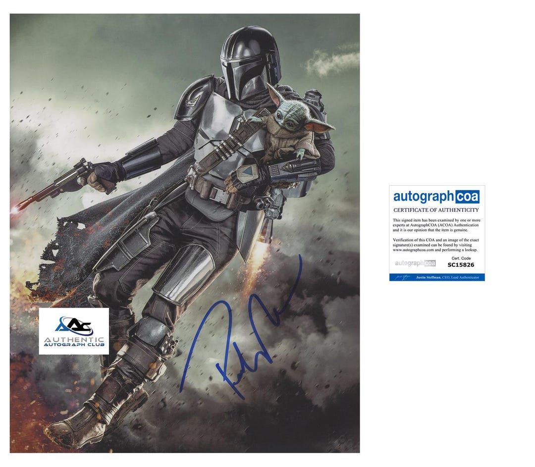 Pedro Pascal Autograph Signed 11x14 Photo Star Wars the Mandalorian ...