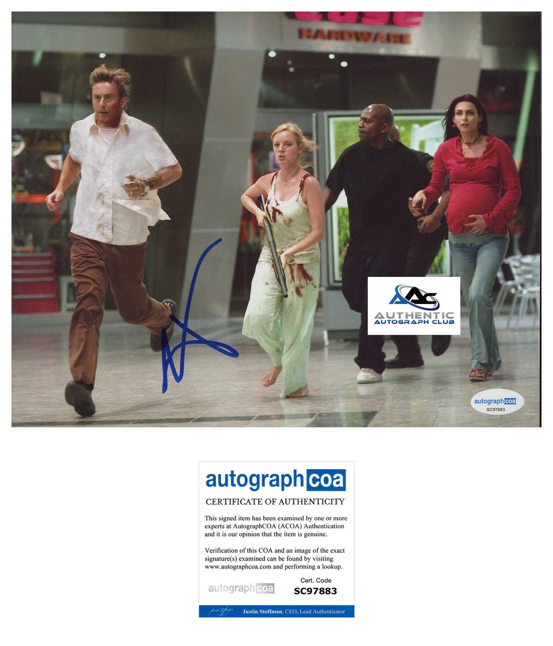Jake Weber Autograph Signed 8x10 Photo Dawn of the Dead Acoa - Etsy