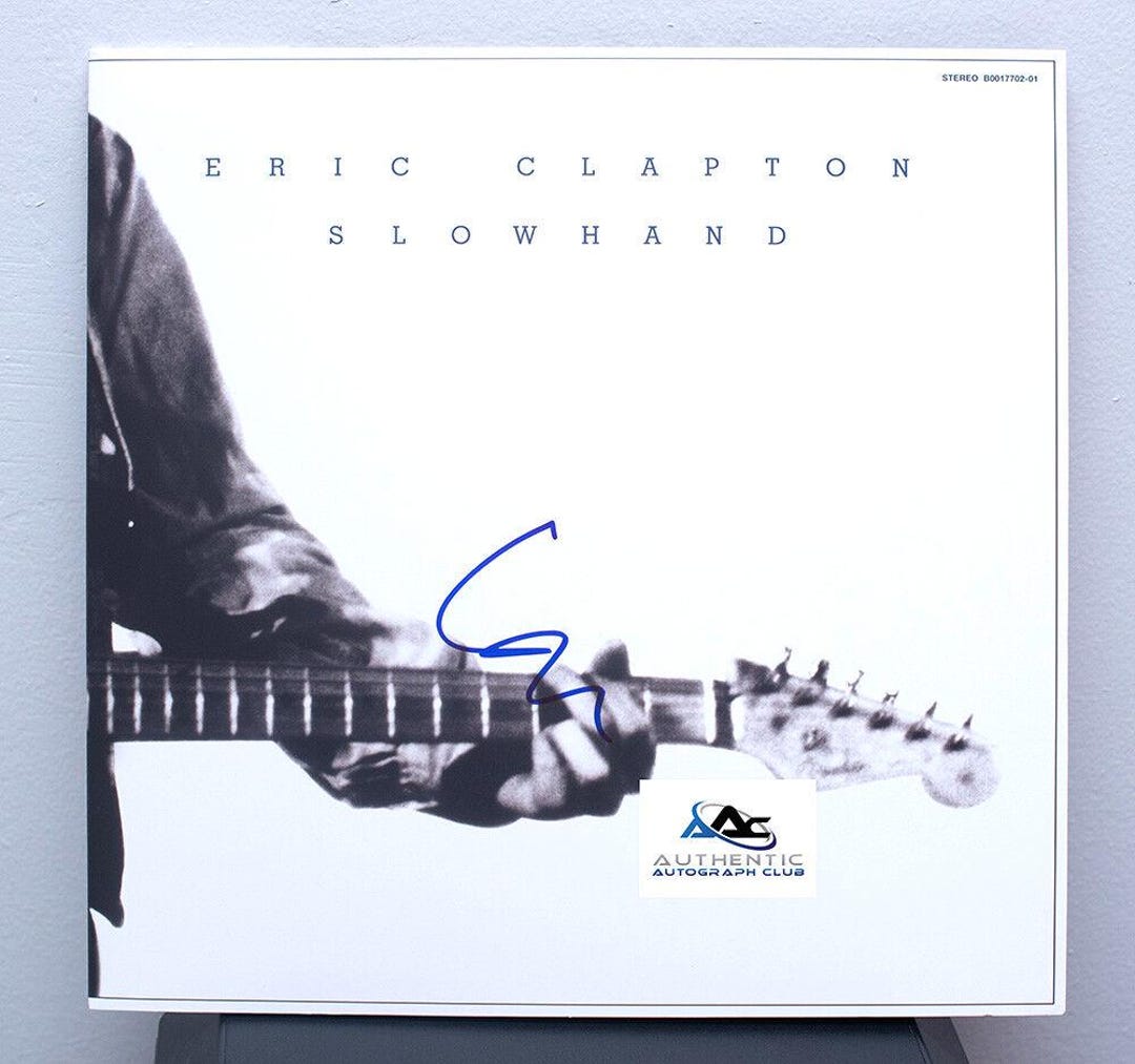 Eric Clapton Autograph Signed Slowhand Album Vinyl Lp Coa - Etsy