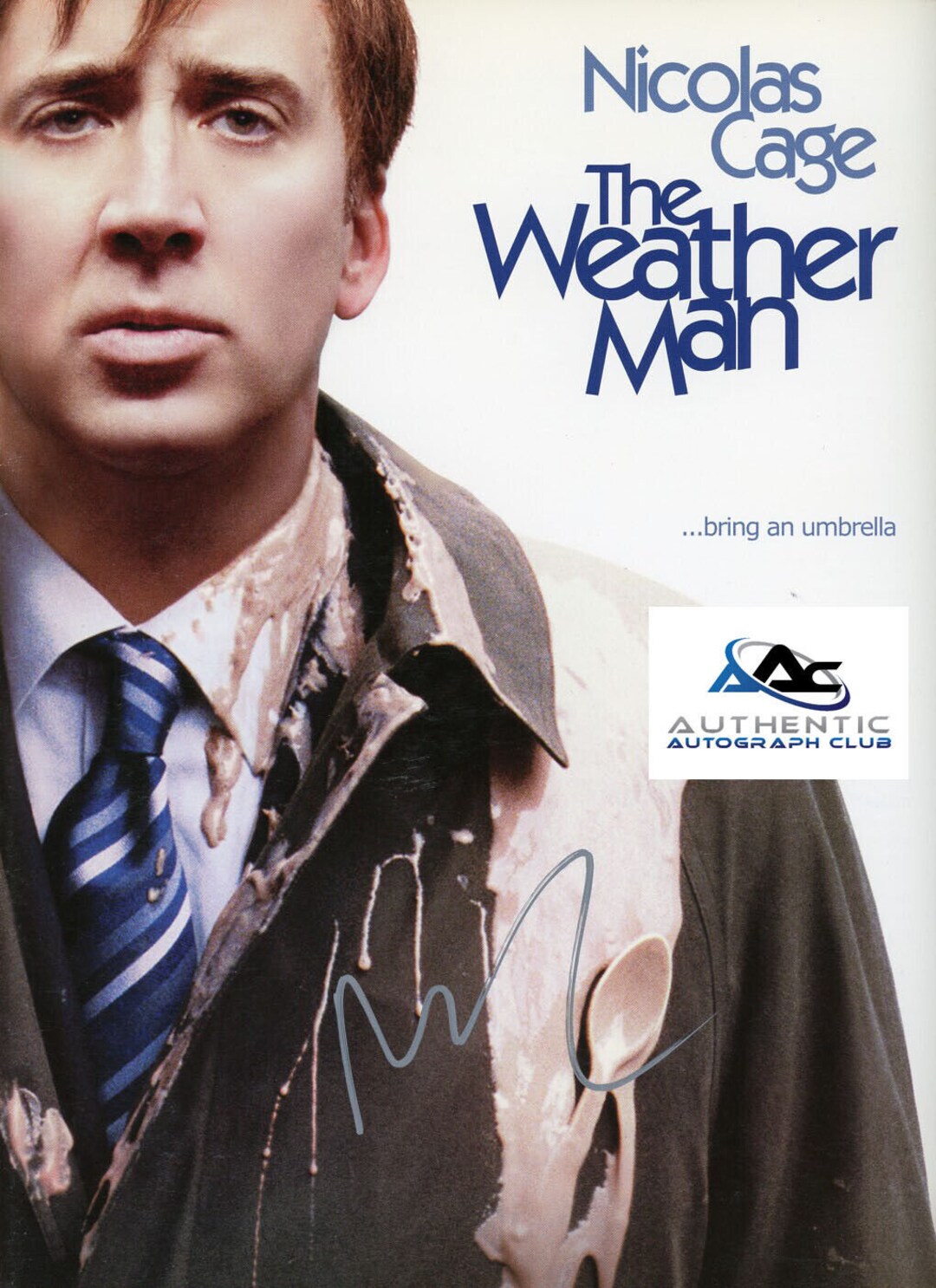 Nicolas Cage Autograph Signed 9x12 Press Kit the Weather Man Coa - Etsy