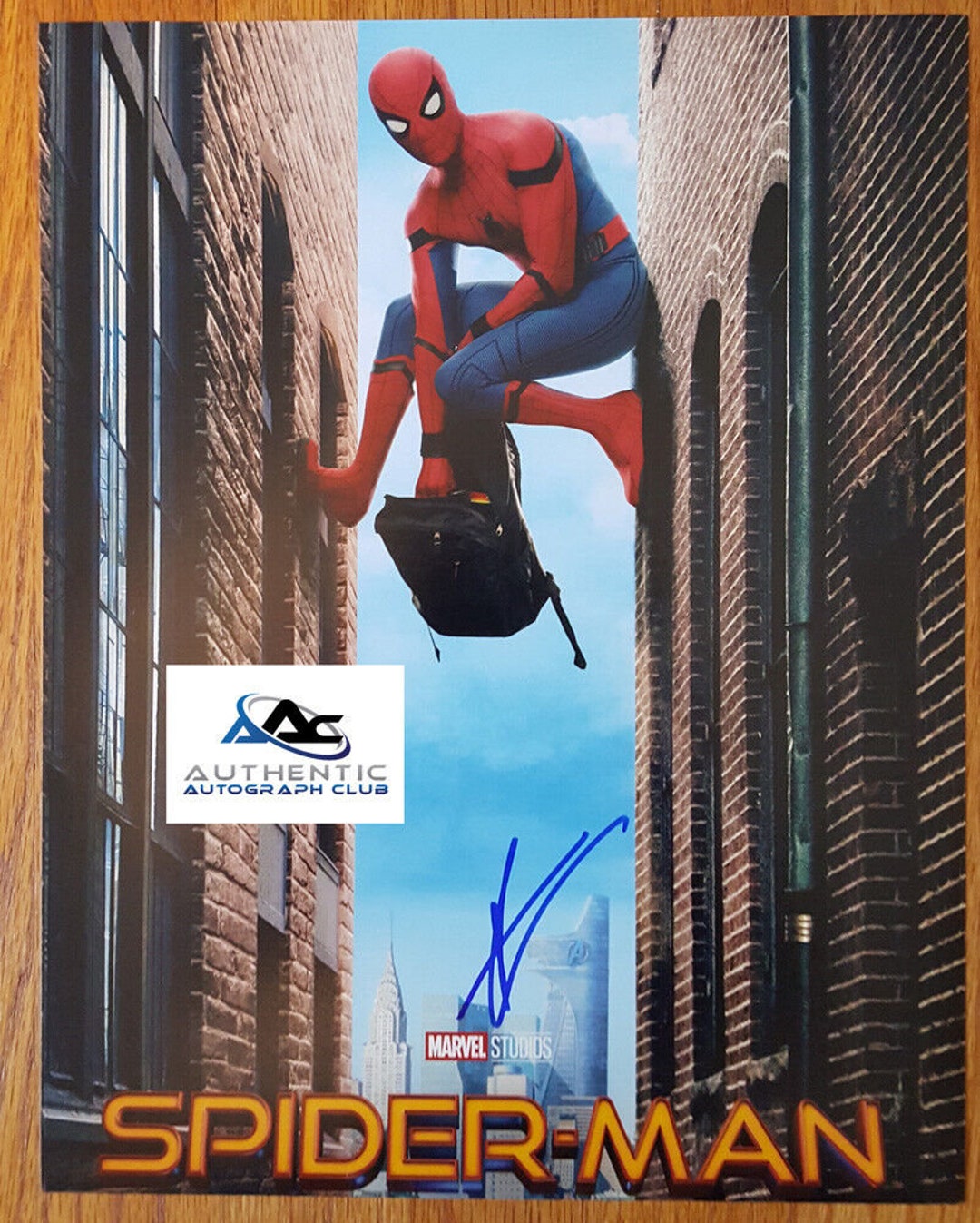 Tom Holland Autograph Signed 11x14 Photo Spiderman Coa - Etsy