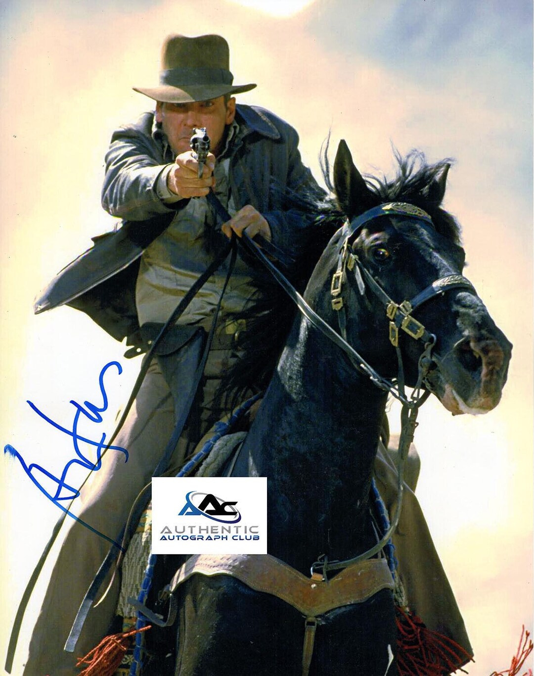 Harrison Ford Autograph Signed 11x14 Photo Indiana Jones Jsa Loa - Etsy