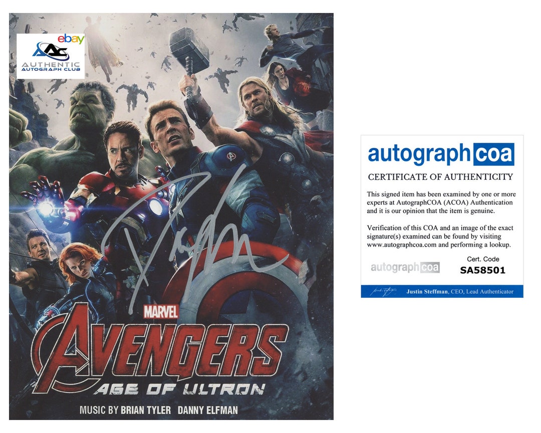 Danny Elfman Autograph Signed 8x10 Photo Marvel Avengers Age of Ultron ...