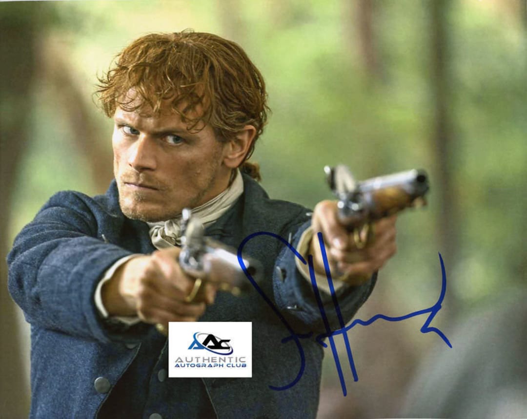 Sam Heughan Autograph Signed 8x10 Photo Outlander Coa - Etsy
